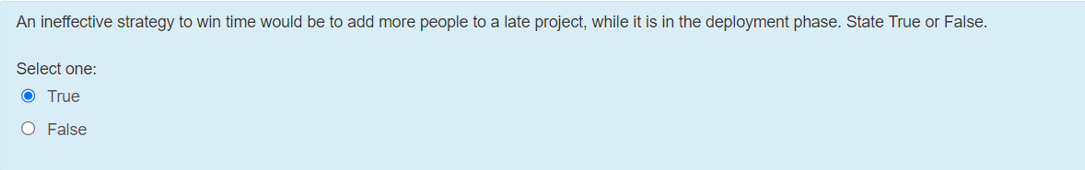Solved An ineffective strategy to win time would be to add | Chegg.com