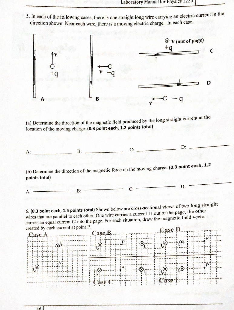 Solved Physics Lab Activity 3: Magnetic Fields and Magnetic | Chegg.com