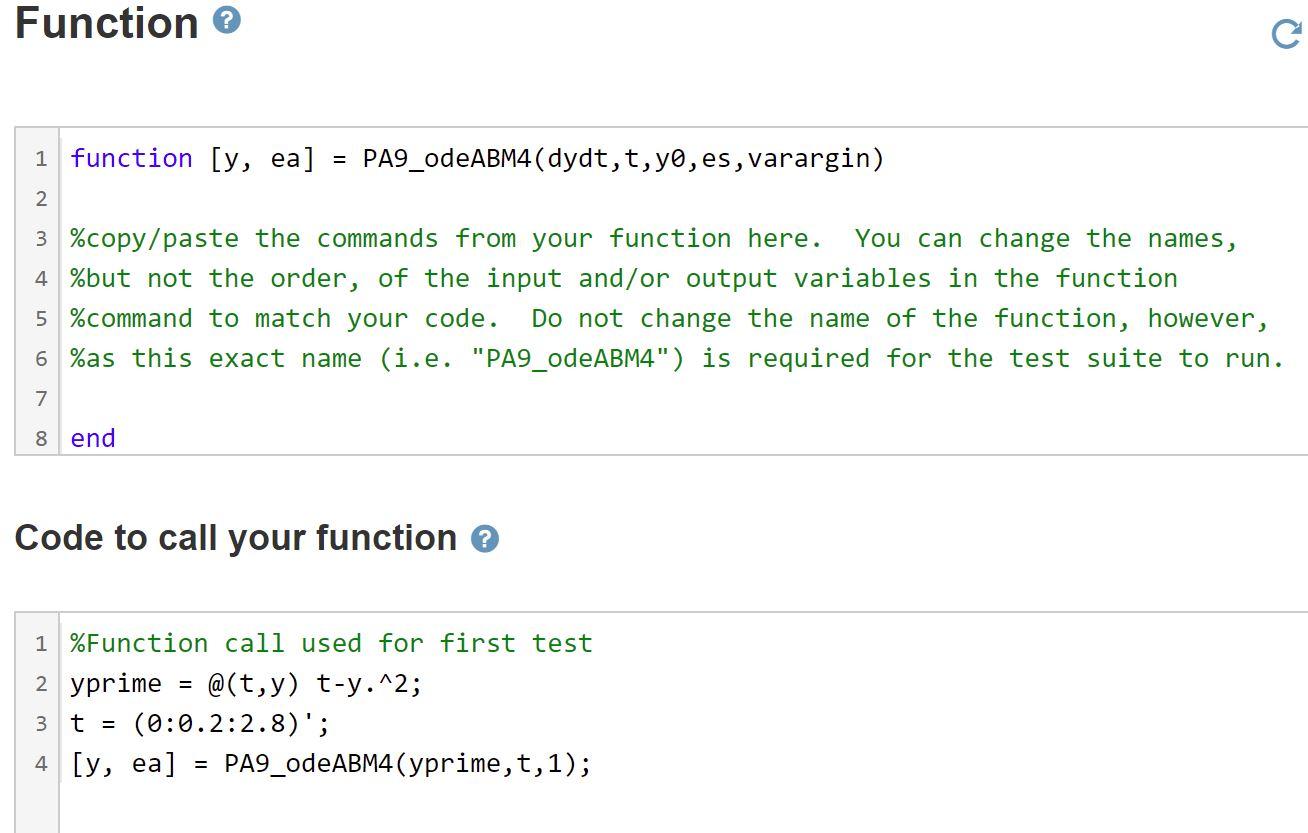 Develop your own function m-file to implement the 4th | Chegg.com