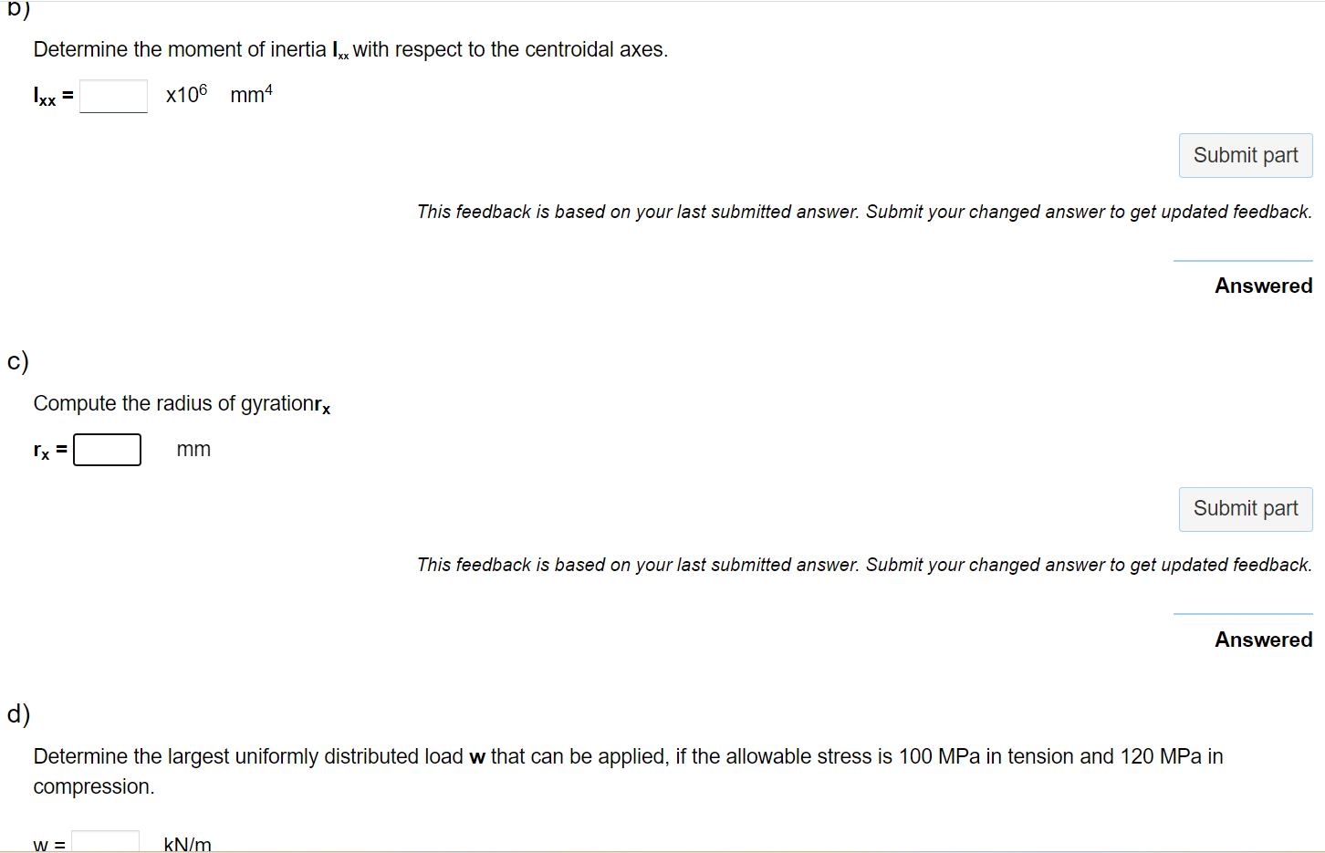 A PFC Channel2 and a universal beam (UB) Section 5 | Chegg.com
