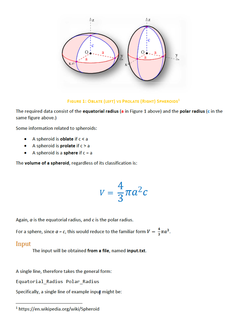 Solved x. FIGURE 1: OBLATE(LEFT) VS PROLATE (RIGHT) | Chegg.com