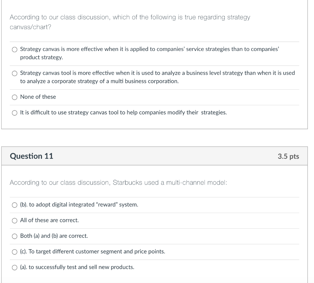Solved According to our class discussion, which of the | Chegg.com