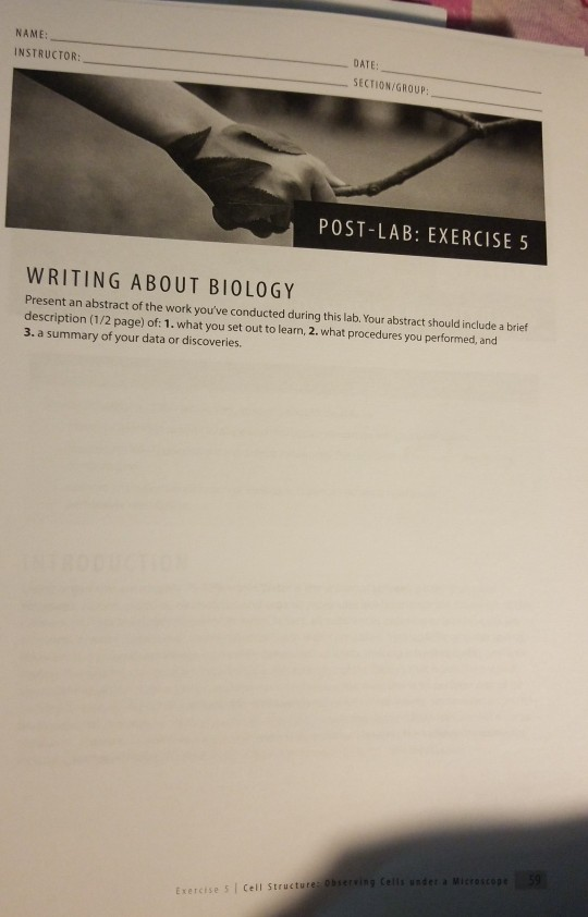 NAME: OATE INSTRUCTOR SECTION/GROUP POST-LAB: | Chegg.com