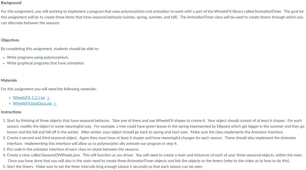 Solved InstructionsStart by thinking of three objects that | Chegg.com