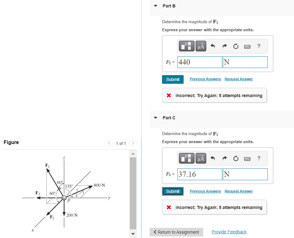 Solved Determine the magnitude of F2. Express your answer | Chegg.com