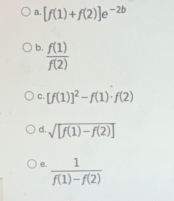 Solved Which Of The Following Functions Is Antisymmetric 