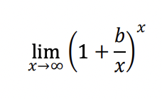Solved limx→∞(1+xb)x | Chegg.com