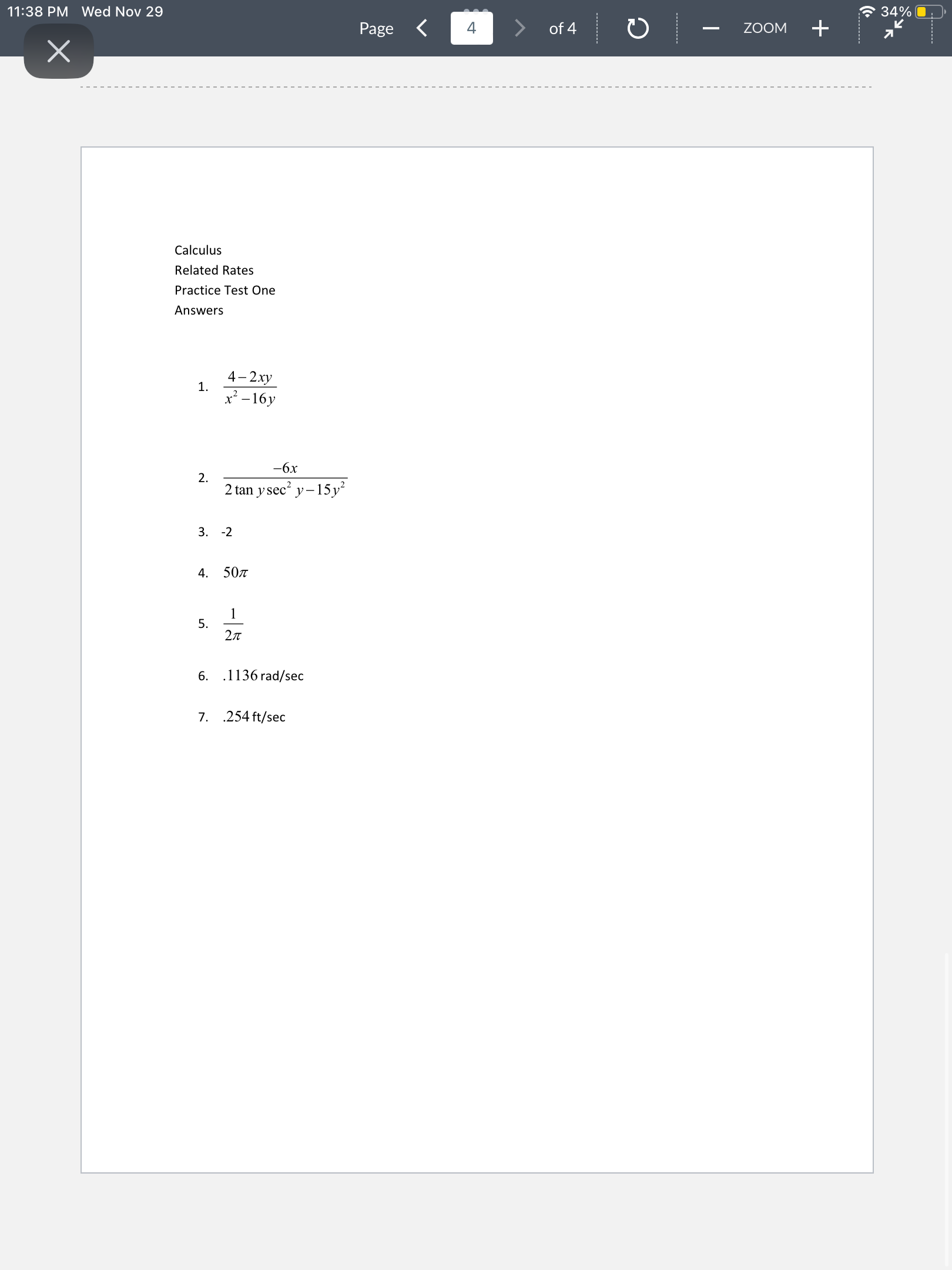Solved Calculus Implicit Differentiation Related rates Find | Chegg.com