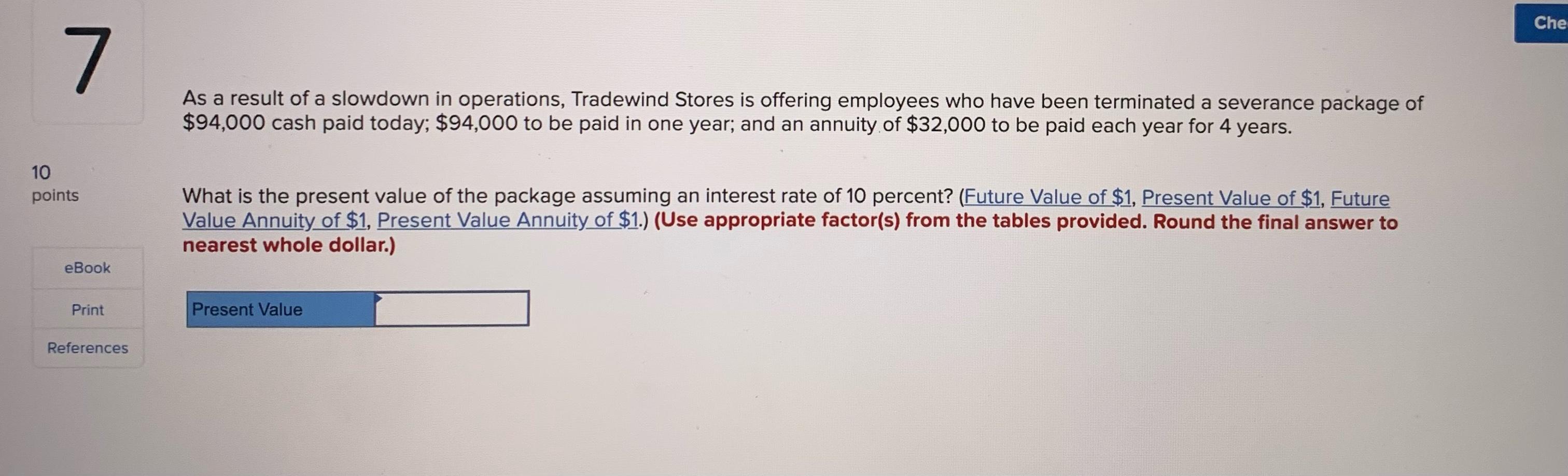 Solved Che 7 As a result of a slowdown in operations, | Chegg.com