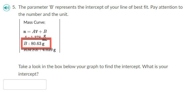 Solved (4i)) 5. ﻿The parameter 'B' ﻿represents the intercept | Chegg.com