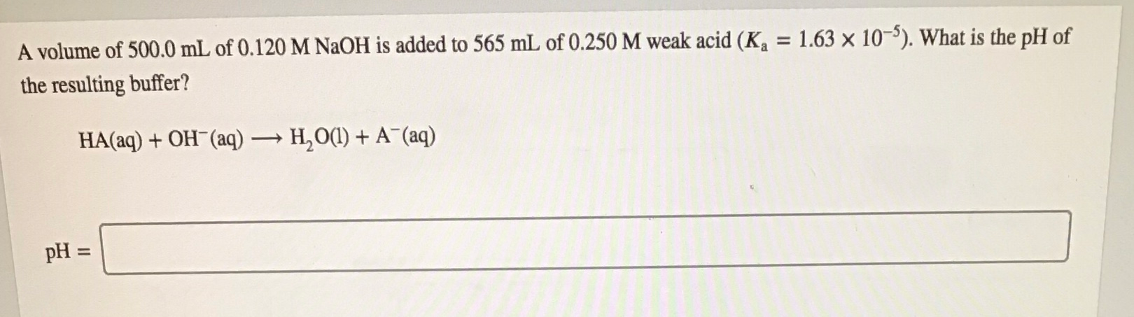 Solved The half-equivalence point of a titration occurs half | Chegg.com