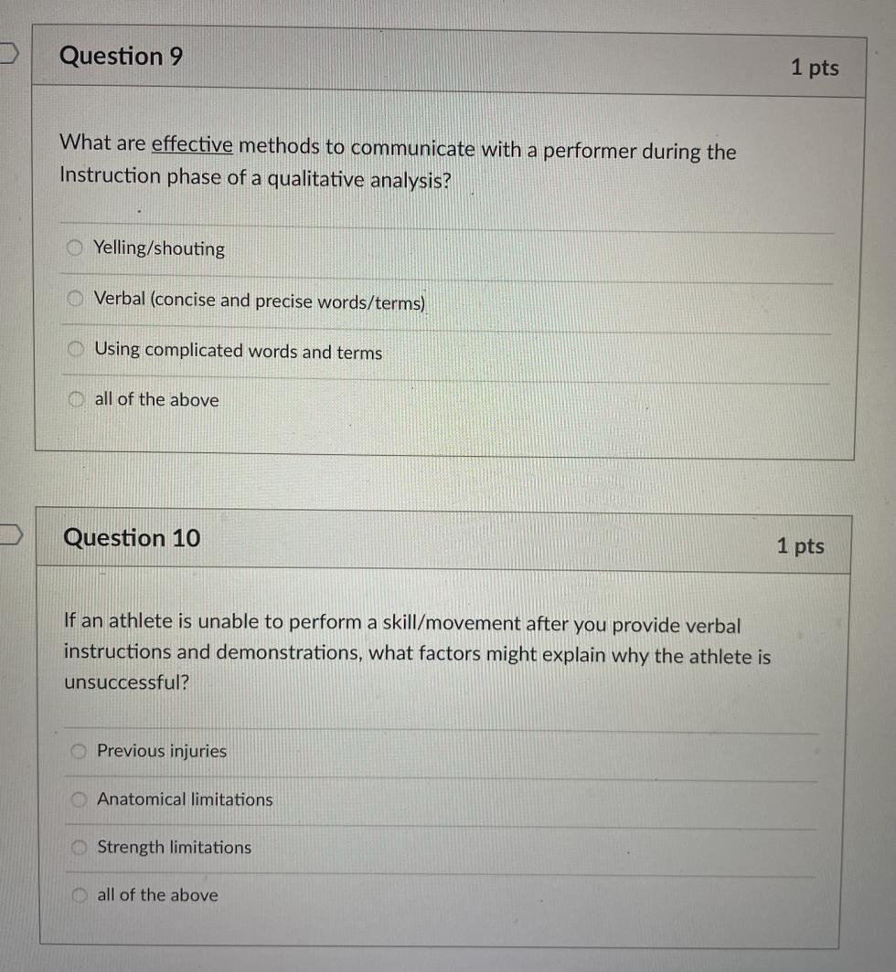 Solved Question 9 1 pts What are effective methods to | Chegg.com