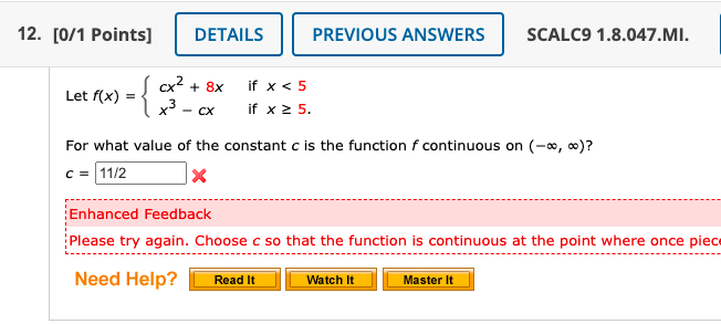 Solved 10. (1/2 points] DETAILS PREVIOUS ANSWERS SCALC9 | Chegg.com