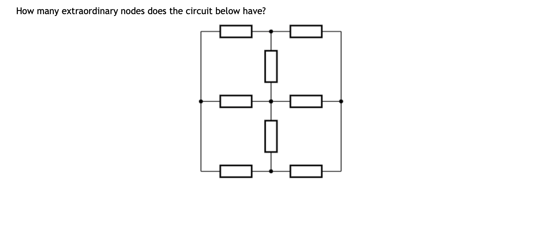Solved How many distinct nodes does the circuit below | Chegg.com Solved How many distinct nodes does the circuit below | Chegg.com