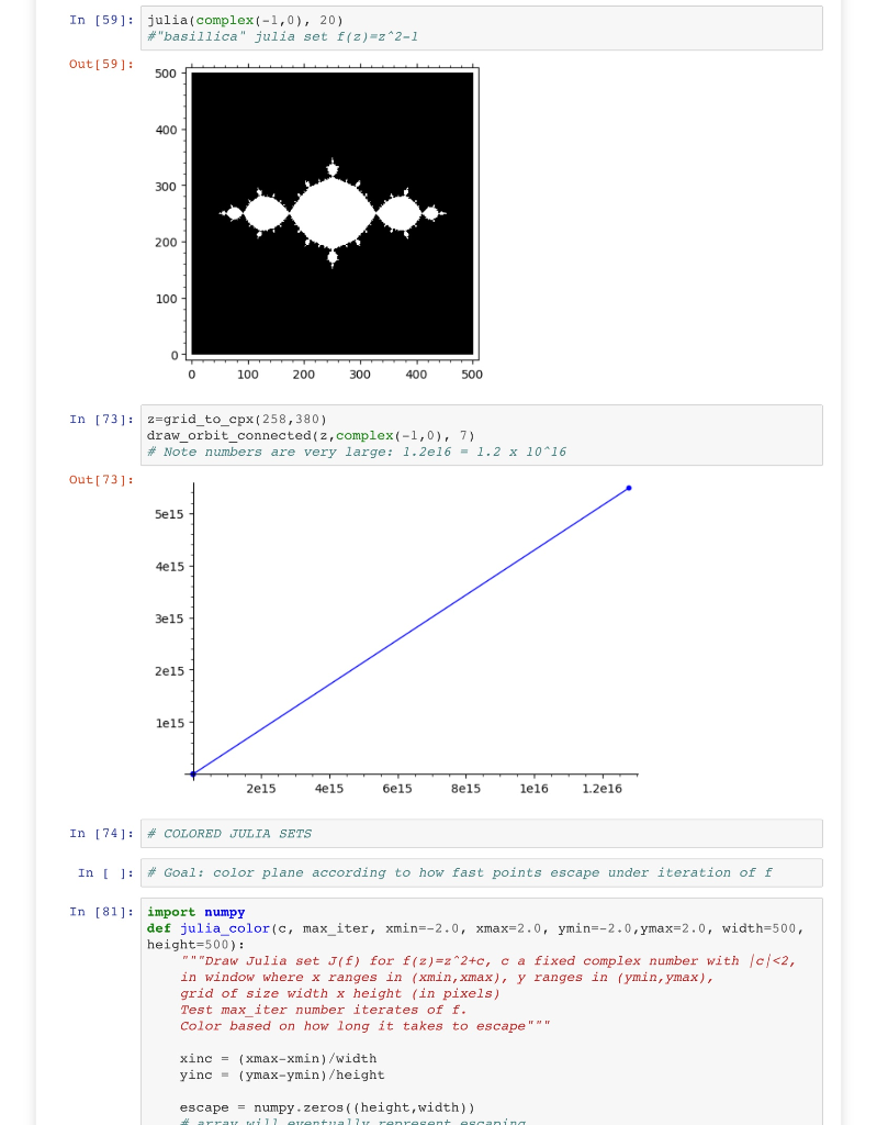 Problem 4 11 Recall that the Julia set J(f) was | Chegg.com