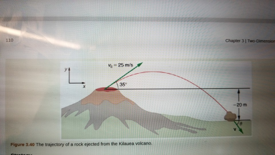 Solved Example 3.5 Calculating Projectile Motion! HUL ROCK | Chegg.com