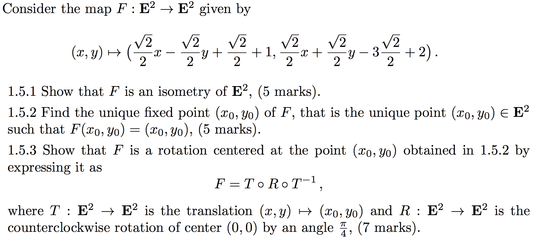 Solved only 1.5.2 thx | Chegg.com
