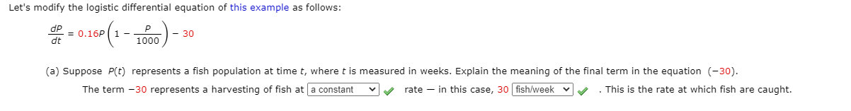 Solved Let's modify the logistic differential equation of | Chegg.com