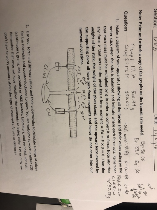 Section: 002 Note: Print and attach a copy of the | Chegg.com