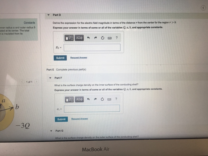 Solved CHWK.22 Problem 22.44 Constants Part A A conducting | Chegg.com