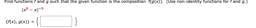 Solved Find Functions F And G Such That The Given Function 1781