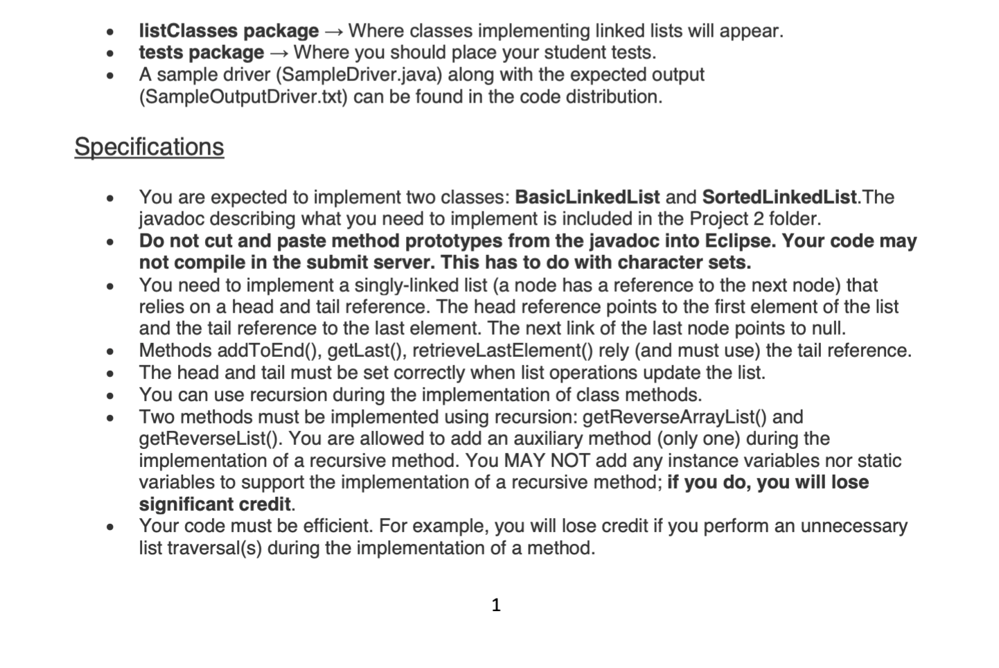Solved - listClasses package → Where classes implementing | Chegg.com
