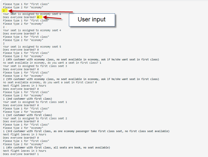Solved PLEASE WRITE IN C LANGUAGE THANK YOU.A small airline | Chegg.com