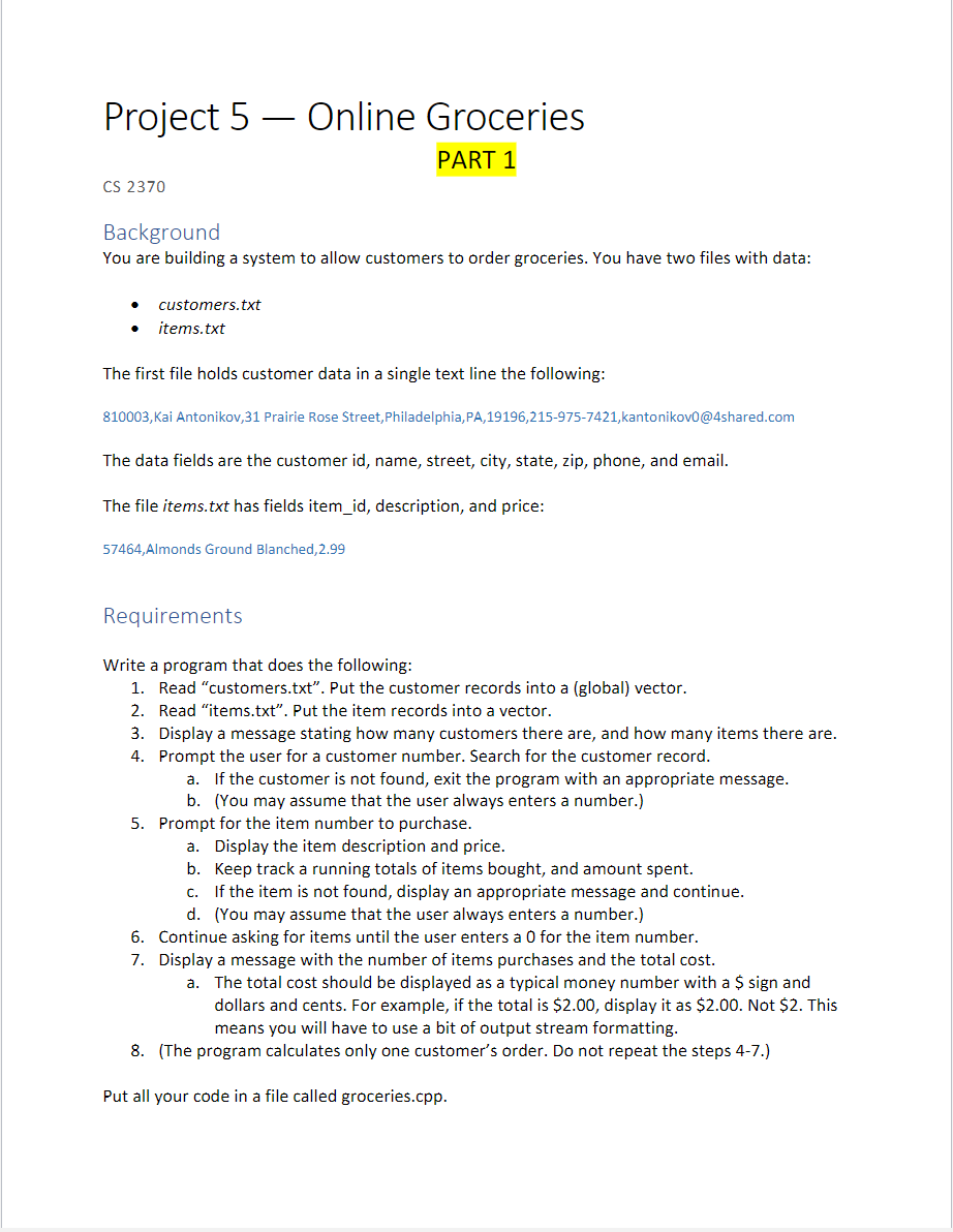 Solved CS2370 Background You are building a system to allow | Chegg.com