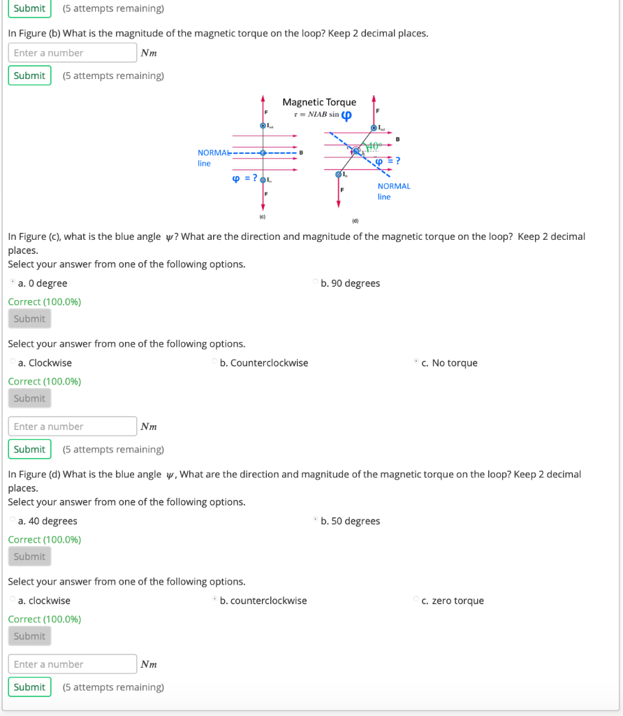 Solved RHR1 on Current Loop - Magnetic Torque This figure | Chegg.com