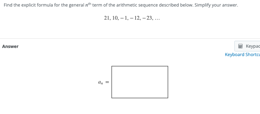 Solved Find the explicit formula for the general nth term of | Chegg.com
