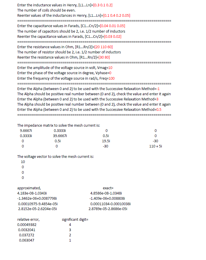 write a MATLAB code that will solve this and give the | Chegg.com