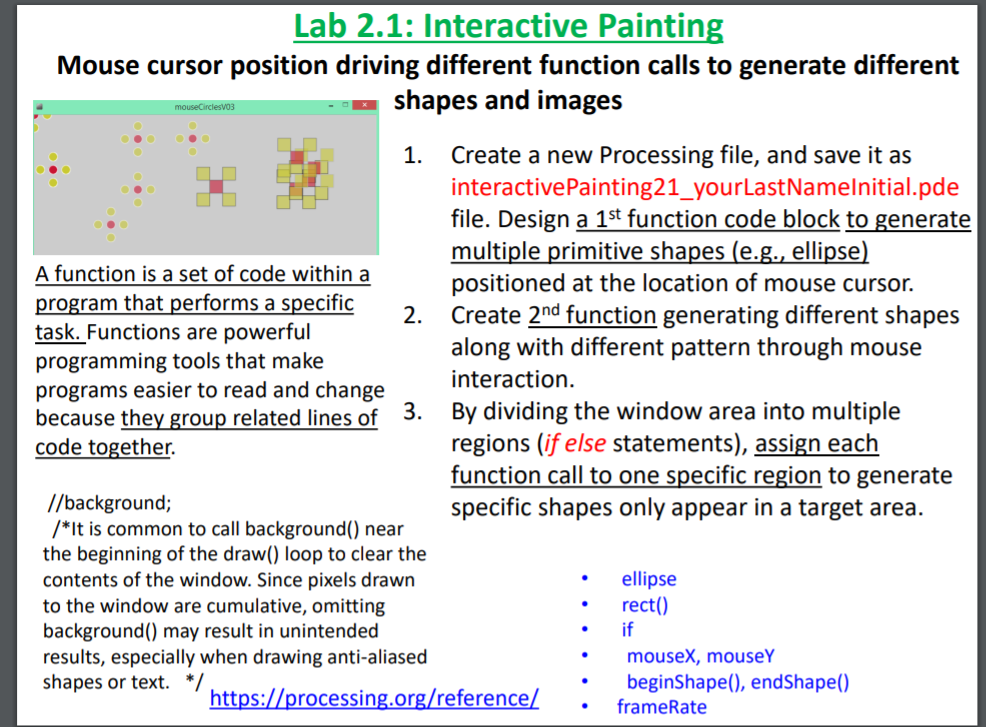 Solved **please use processing program to solve this | Chegg.com