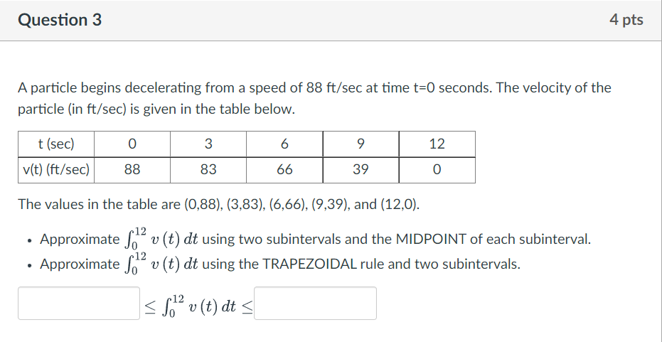 Solved A particle begins decelerating from a speed of | Chegg.com