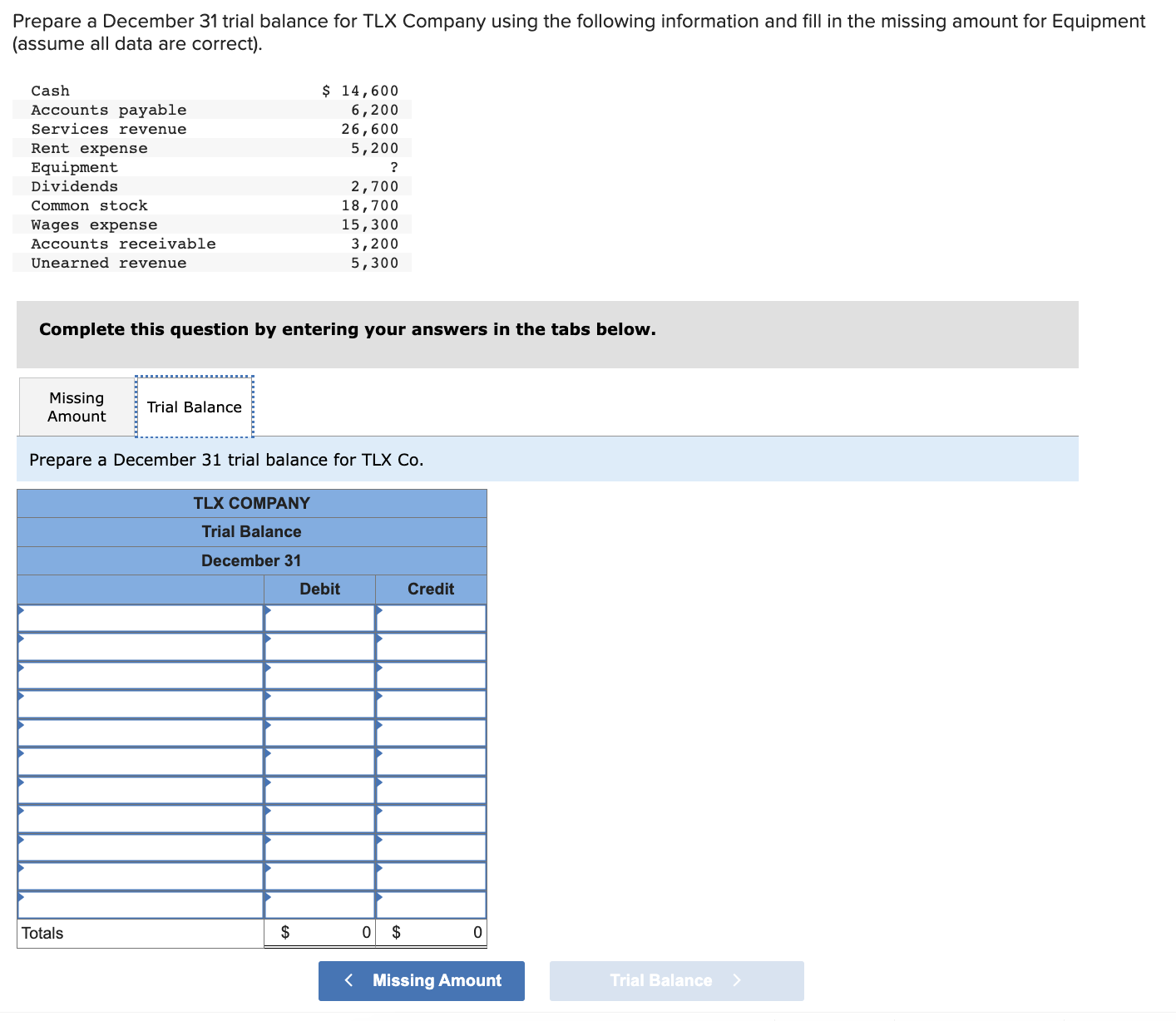 Solved Exercise 2-21 (Algo) Preparing a trial balance from | Chegg.com