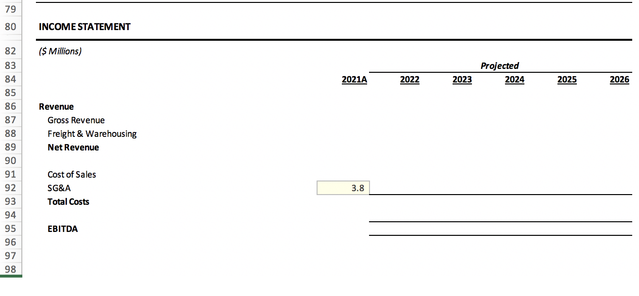 Excel sheet with required info is pasted below | Chegg.com