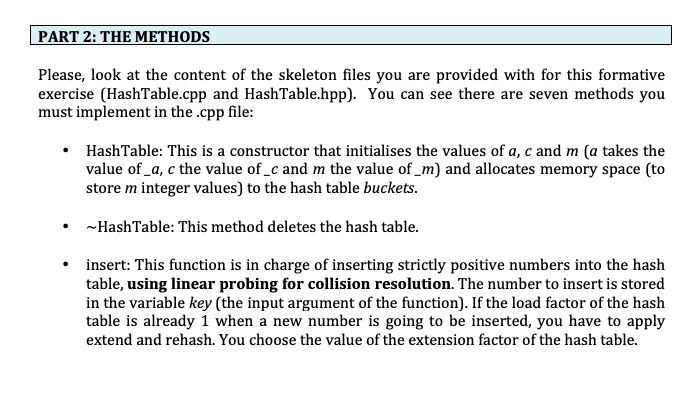 Solved TOPIC 5: HASHING FORMATIVE EXERCISE In this activity, | Chegg.com