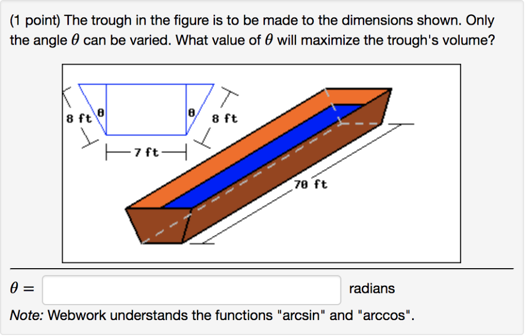 Solved The trough in the figure is to be made to the | Chegg.com Solved The trough in the figure is to be made to the | Chegg.com