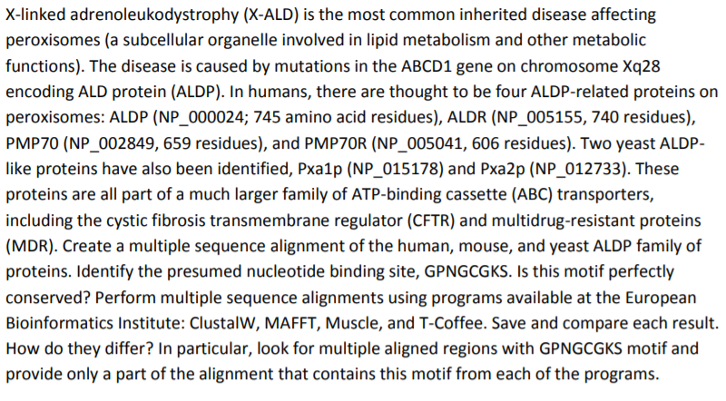 Solved X-linked adrenoleukodystrophy (X-ALD) is the most | Chegg.com