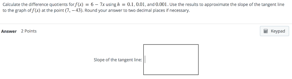 Difference Quotient Calculator