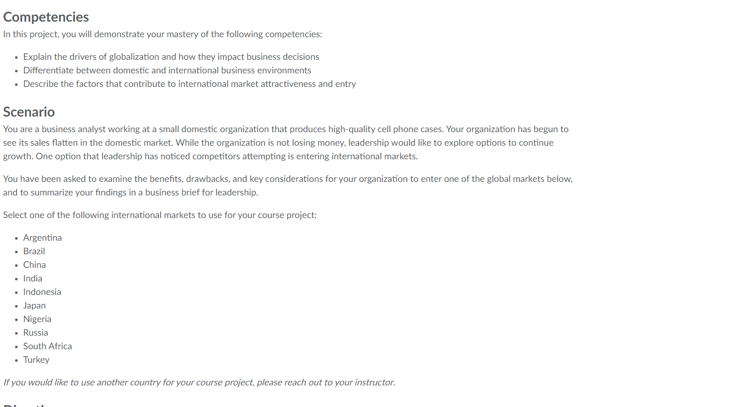 Solved Competencies In this project, you will demonstrate | Chegg.com