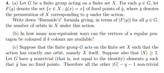 Solved This question is in abstract algebra : Group Theory. | Chegg.com