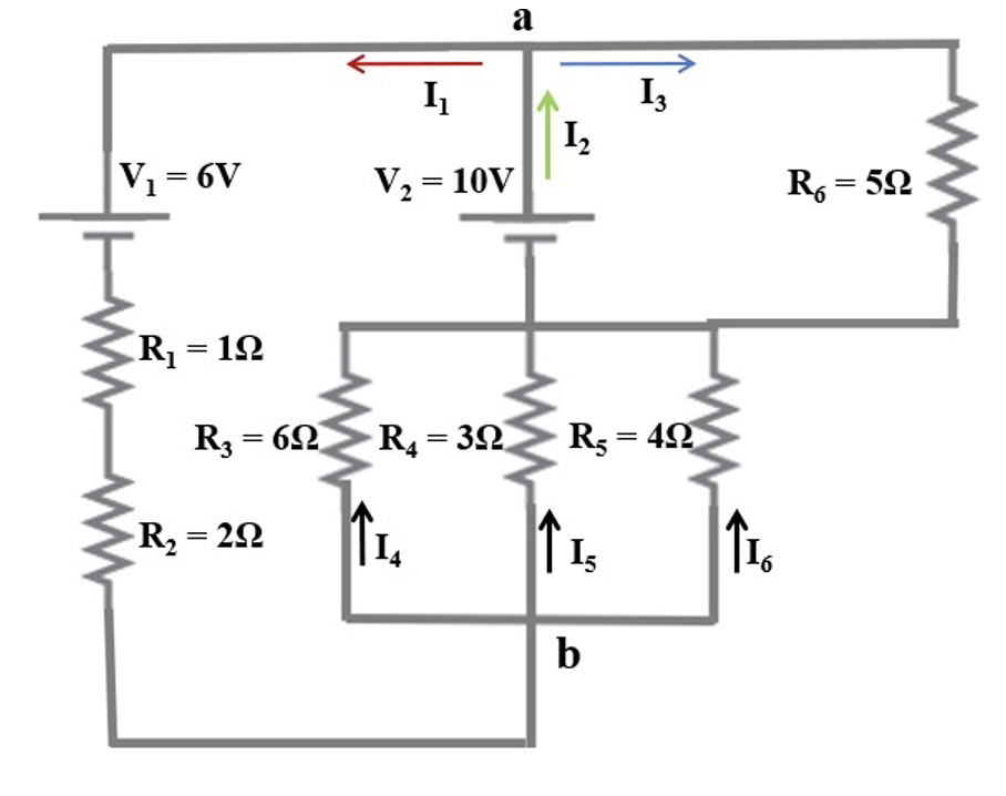 Solved The adjacent circuit shows the values of all circuit | Chegg.com