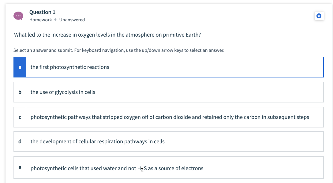 Solved Question 1 Homework . Unanswered What led to the | Chegg.com
