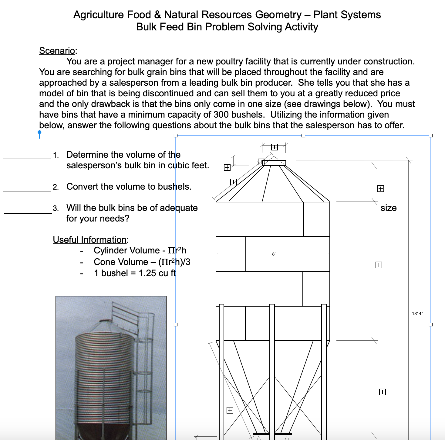 Solved Agriculture Food \& Natural Resources Geometry - | Chegg.com