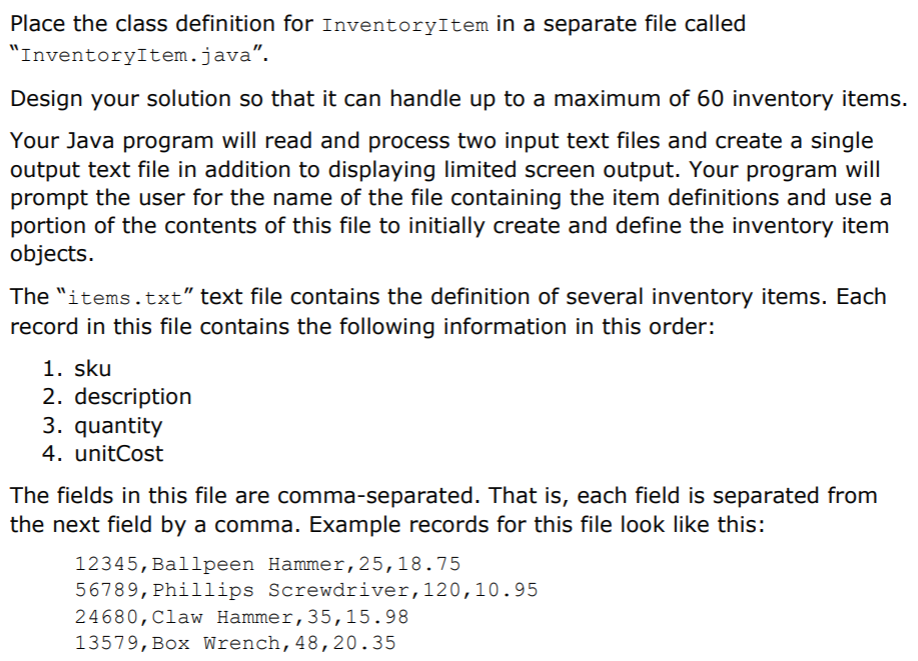 Solved Java Project. Please provide an efficient solution | Chegg.com