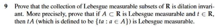 Solved This is from Measure, integration and real analysis. | Chegg.com