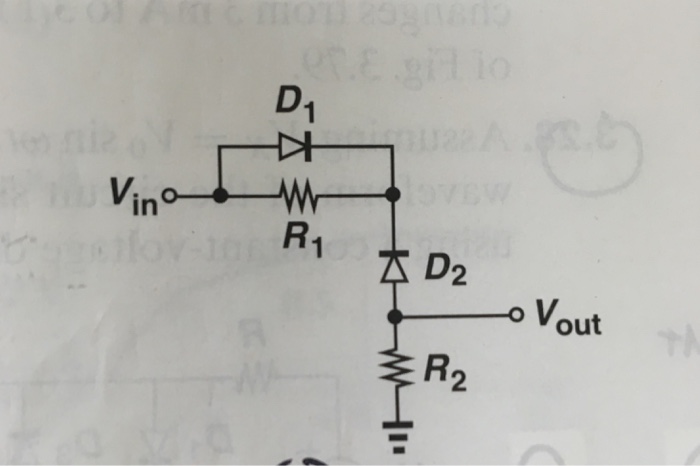 Solved 3.25. Plot the currents flowing through Ri and Di as | Chegg.com