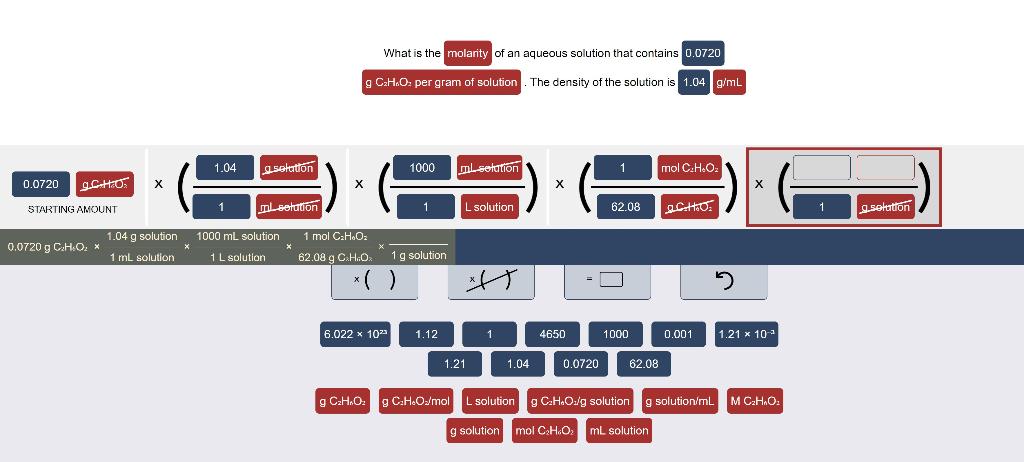Solved What Is The Of An Aqueous Solution That Contains The