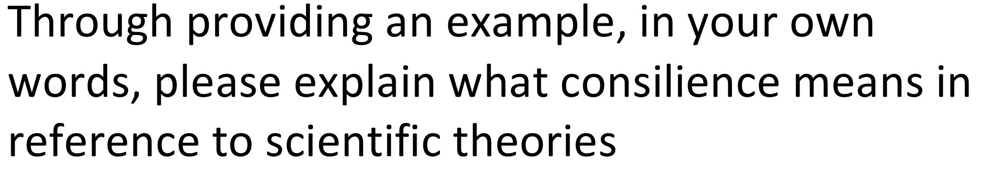 Solved Through providing an example, in your own words, | Chegg.com