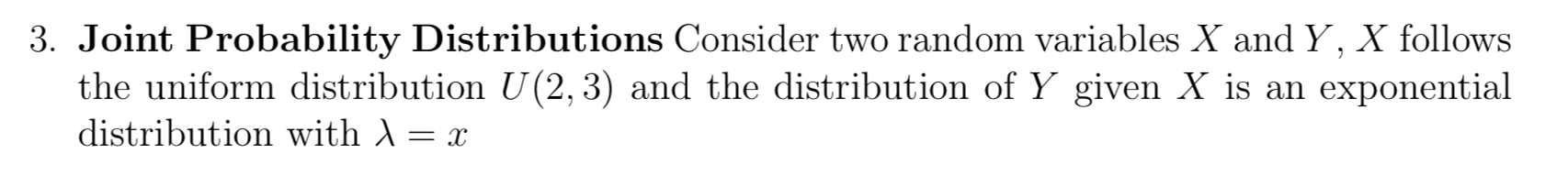 Solved 3. Joint Probability Distributions Consider two | Chegg.com